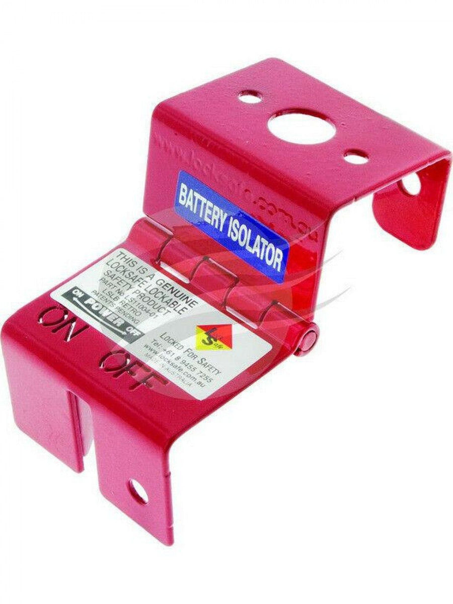Jaylec - Red Lockout Bracket For Cole Hersee Battery Master Switch – Exhaust Shop Australia