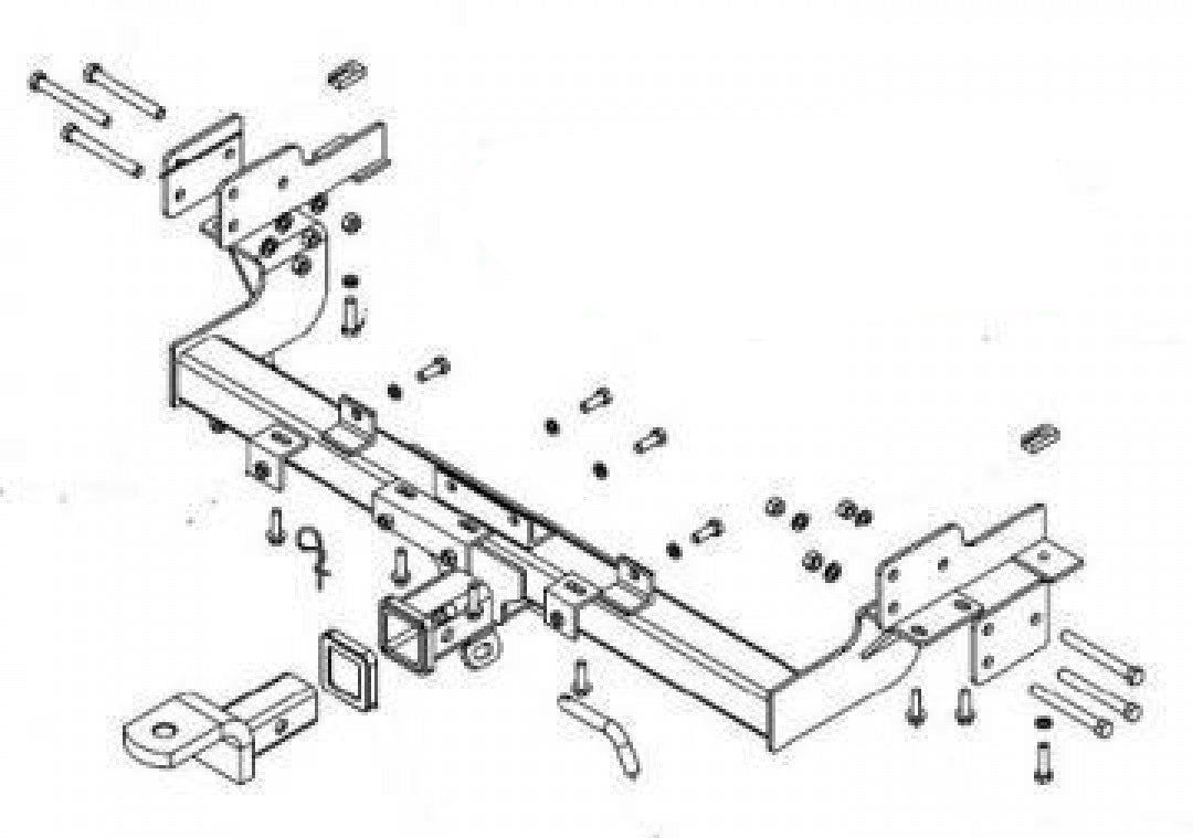 Trailboss - Towbar Suited For Ford Falcon Tub Body AU/BA/BF/FG (1999 O ...