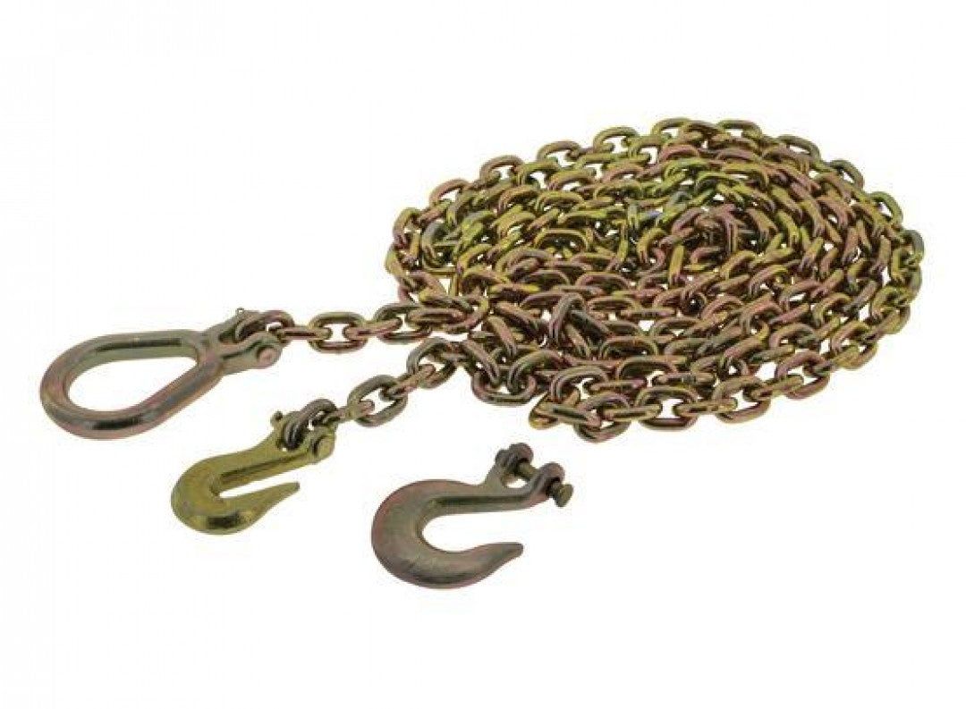 Hulk 4X4 - DRAG CHAIN 8mm x 5m 8000kg MATERIAL G70 20Mn2 W/3 HOOKS – Exhaust Shop Australia