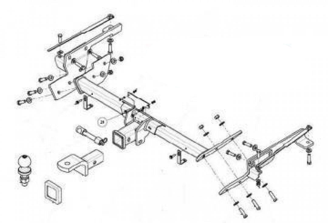 Trailboss - Towbar Suited For KIA Optima Sedan JF 4D (2015 Onwards ...
