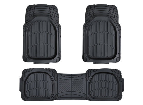 Hulk 4X4 - SET 3 UNIVERSAL TPE DEEP DISH MAT SET FRONT & BACK – Exhaust ...