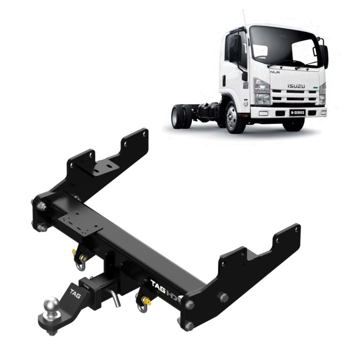 TAG | Heavy Duty Towbar | Isuzu NLR200 SWB NLR85 2013–2024 | T7H769 ...