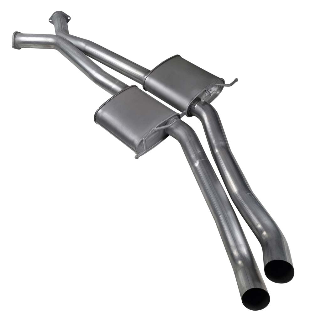 ESA - Holden Commodore VT VX VY VZ V8 Ute Twin 3" Front Exhaust with M ...