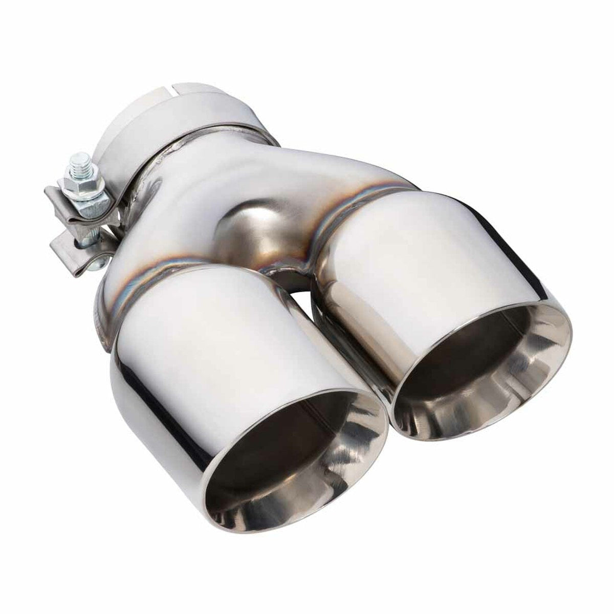 Exhaust Tip - 3 Inch In - Dual 3.5" Out - 9" Long RHS (Y-Piece - Inner ...