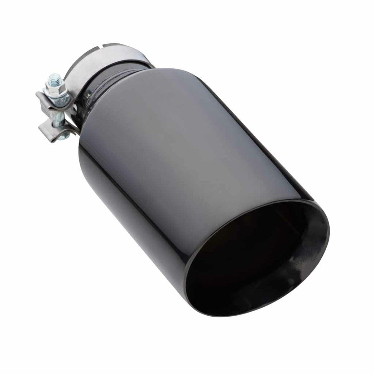 Exhaust Tip - 3" In - 5" Out - 12" Long (Angle Cut _ Inner Cone - 304 ...