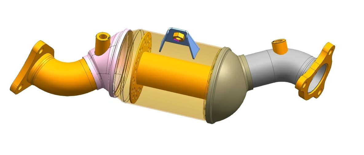 CleanCore | Cat Pipe Only LHS | Toyota Landcruiser 200 VDJ200 4.5L V8 ...