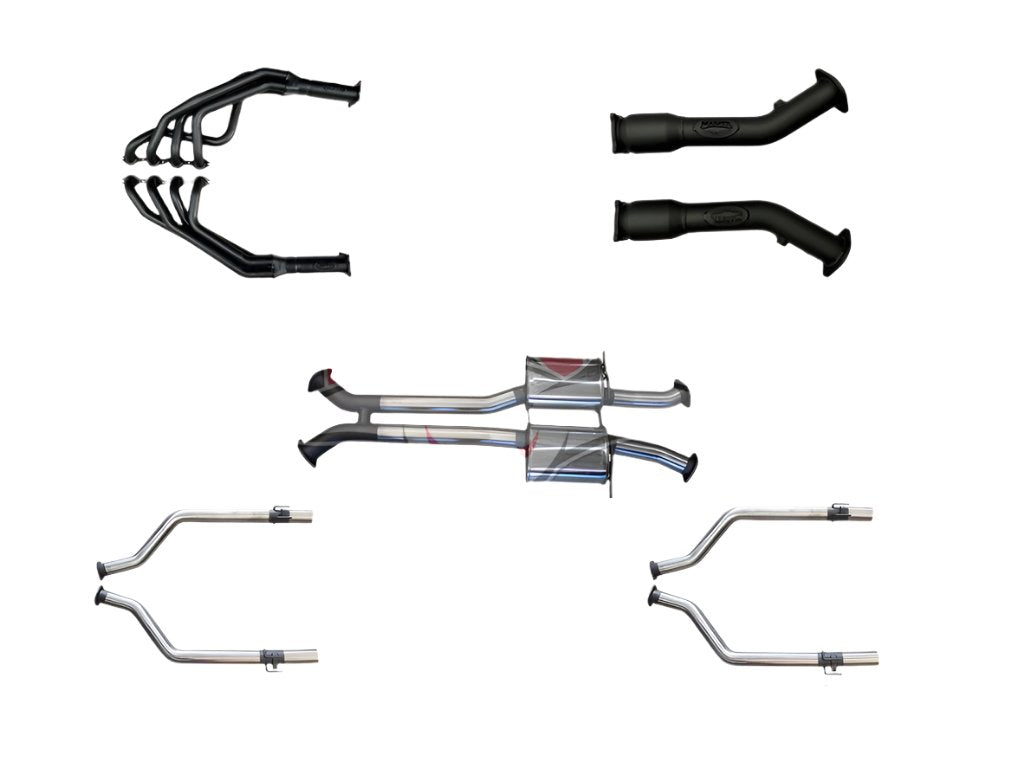 Manta | Twin 3″ Full Exhaust System with 1 7/8″ Extractors Muffler & T ...