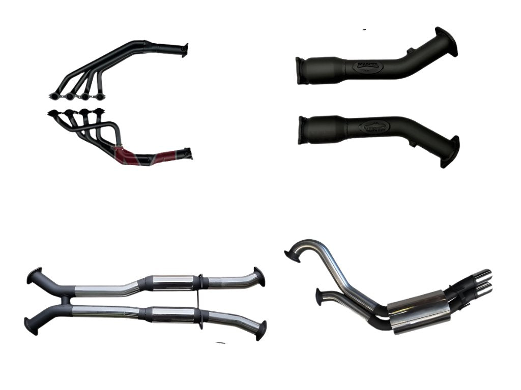 Manta | Dual 3″ Full System with 1 3/4″ Extractors Hotdog/Muffler | Ho ...